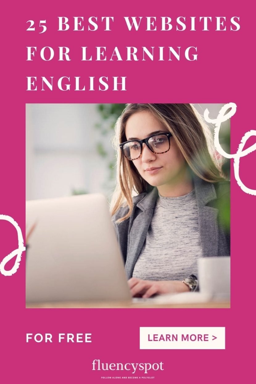 25 Best Websites For Learning English - FluencySpot.com
