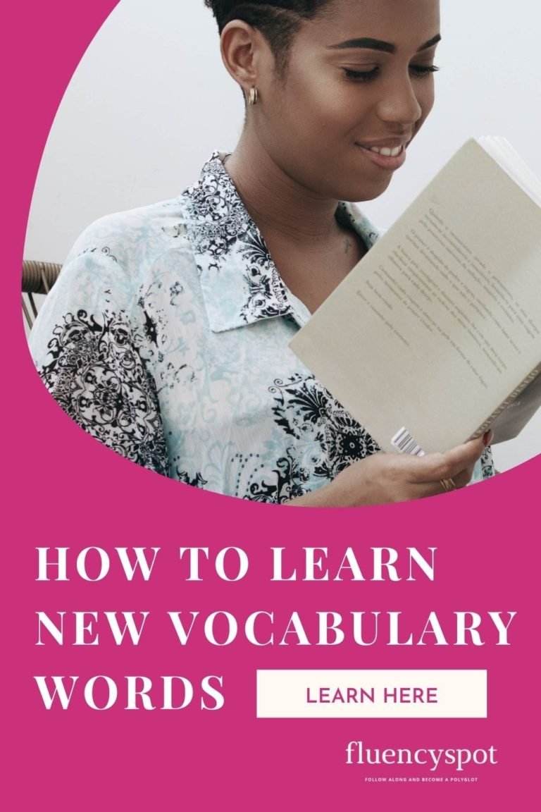 HOW TO LEARN NEW VOCABULARY WORDS - Fluency Spot